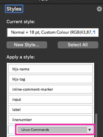 Prepare Customized Styles For Import