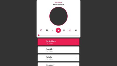 Music Player Sample