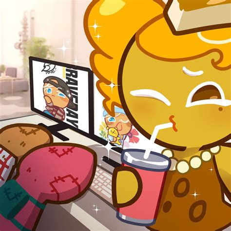 치즈케이크맛 쿠키 Cheesecake Cookie Cheesecakedev Twitter 쿠키 귀여운 그림