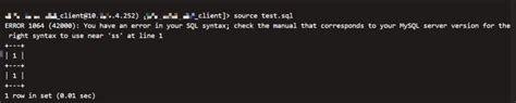 mysql 命令行执行sql的细节 levy