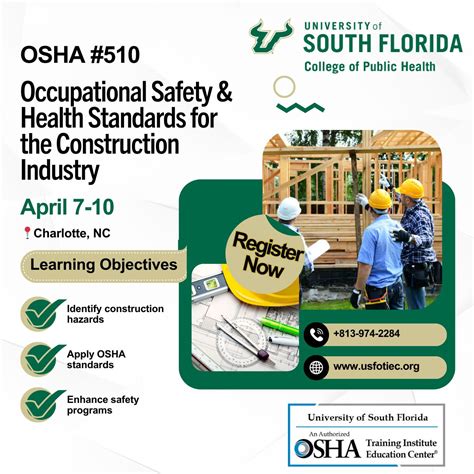 Dont Miss Osha 510 In Charlotte Nc Gain Essential Knowledge Of Osha Construction Standards