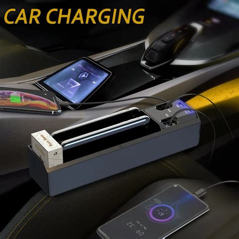 Dual Usb Multifunctional Storage Box Phone Charger Vicedeal