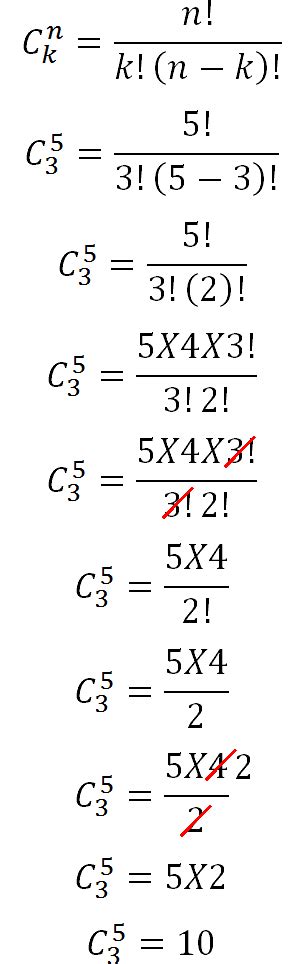 Fórmulas Y Ejemplos De Ordenaciones Y Combinaciones