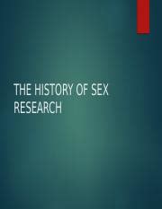 Evolution Of Sexology From Medicalization To Modern Research Course Hero