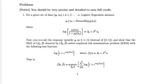 Solved Problems Notice You Should Be Very Precise And Chegg Com