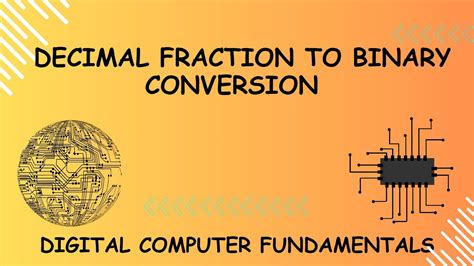 Decimal Fraction To Binary Conversion Step By Step Explanation For Beginners Youtube