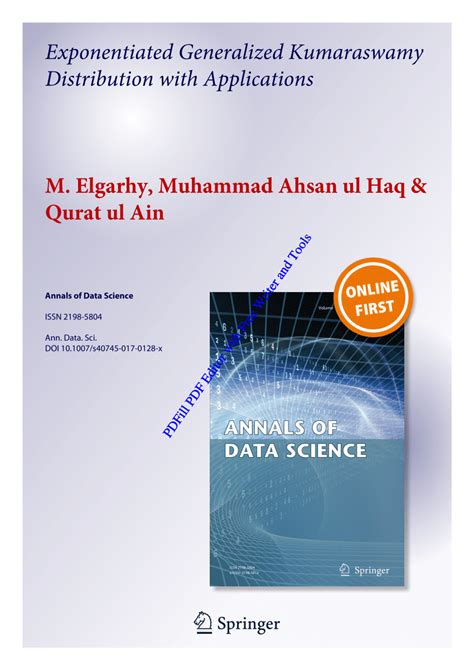 Pdf Exponentiated Generalized Kumaraswamy Distribution With Applications