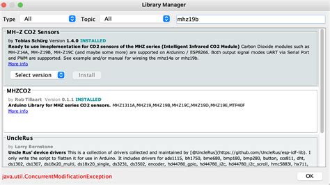 Arduino Uno MHZ B Sensor Library Not Found Please Help Arduino Stack Exchange