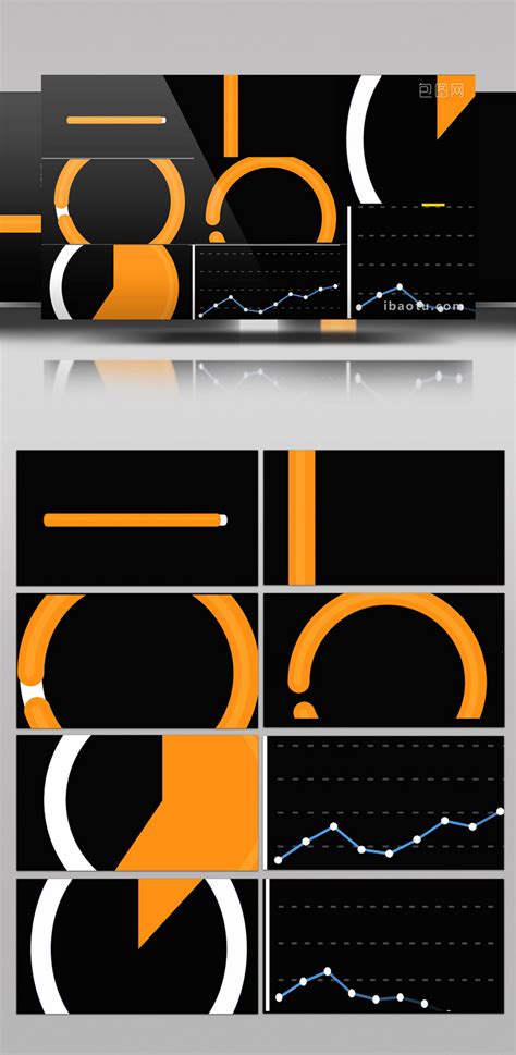 6 Groups Of Dynamic Data Charts Mp4 Video Template Free Download Pikbest