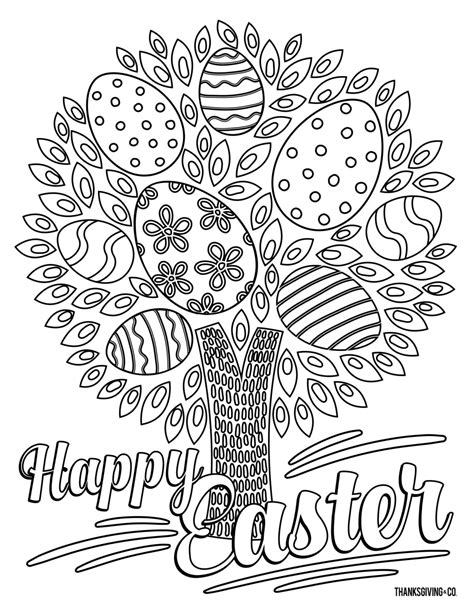 Easter Coloring Pages For Adults