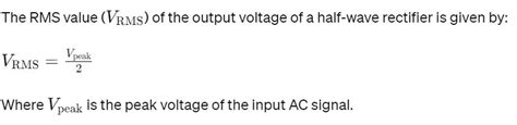 What Is Half Wave Rectifier