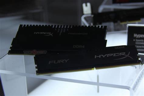Kingston Also Shows Off Hyperx Predator Ddr4 And Hyperx Fury Ddr4