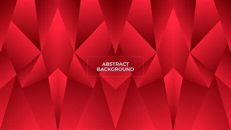 Abstract Red Gradient Background Smooth Colorful Design With Geometric Shapes Template Good For