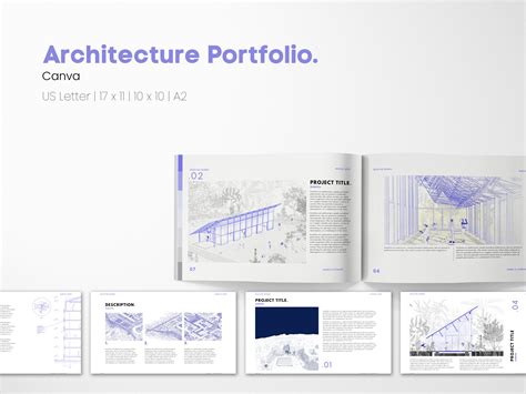 Architecture Portfolio Template Branding And Logo Templates ~ Creative Market