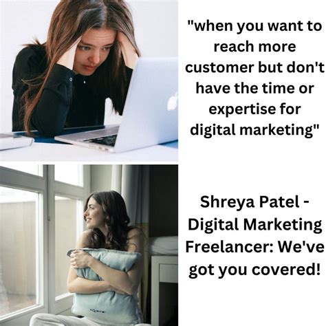 So Now Be Relaxed Cause We Have Got You Covered Shreya Patel Digital Marketing Freelancer