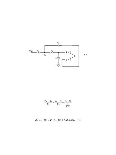 Sallen Key Low Pass Filter Pdf