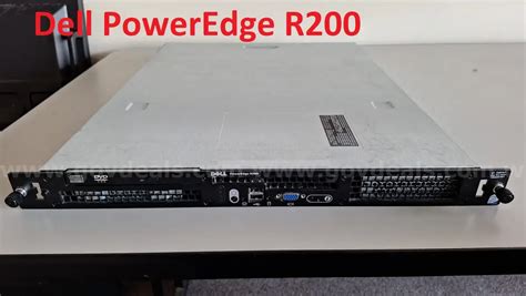 1x Dell Poweredge R200 Server Govdeals