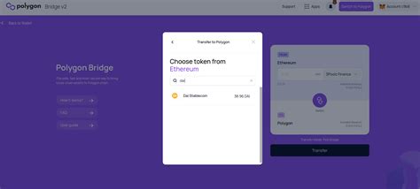How To Transfer ERC Tokens To The Polygon Matic Chain