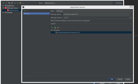 Error Running Weblogicserver Ides Support Intellij Platform