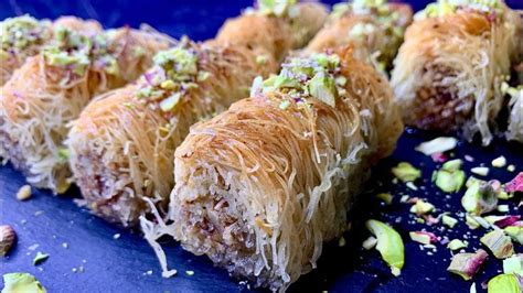 Пахлава из греческого теста КАТАИФИ Восточная сладость Food Ethnic recipes Sushi