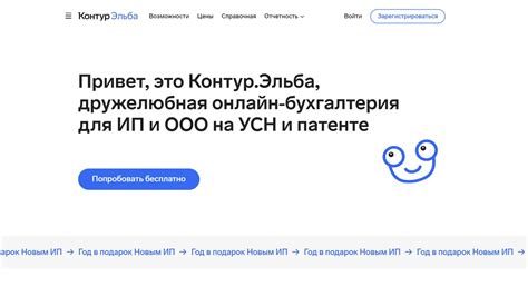 Контур Эльба онлайн бухгалтерия для ИП и ООО на УСН и патенте