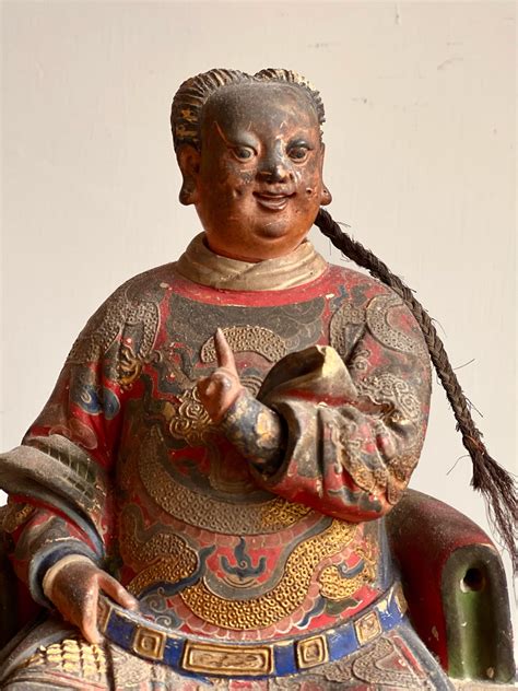清代老神像九天風火院田都元帥共賞 Yahoo奇摩拍賣