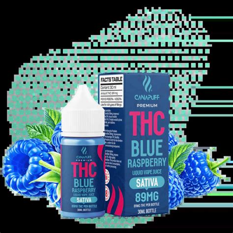 Thc Liquid 89mg Blue Raspberry