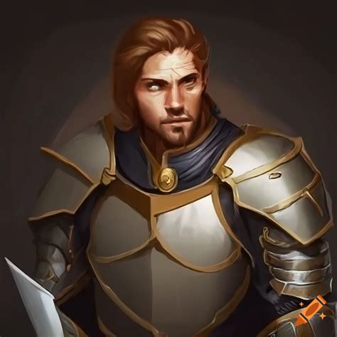 Dnd Male Human Paladin Brown Hair 4k High Detailed Portrait On Craiyon