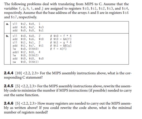 Solved The Following Problems Deal With Translating From