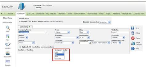 creating quote and order for non linked customer in sage crm using gumu