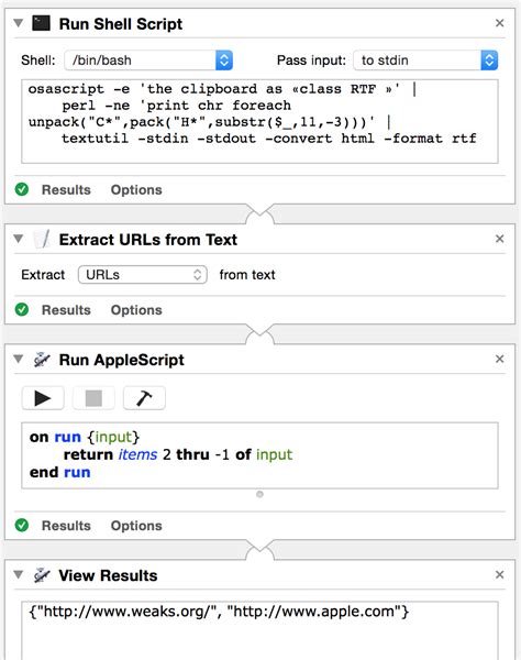 Macos Extract Hyperlinks From Rich Text Clipboard Contents Or Text Selection On The Mac