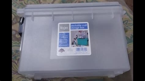 Logix Paper And Craft Storage Case With Handle At Brooke Fitzroy Blog