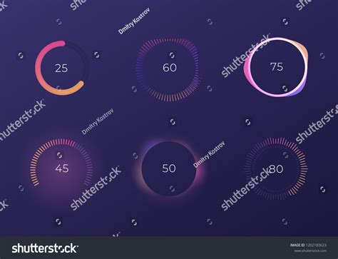 Control Knob Used Regulating Dashboard Ui Stock Vector Royalty Free Shutterstock
