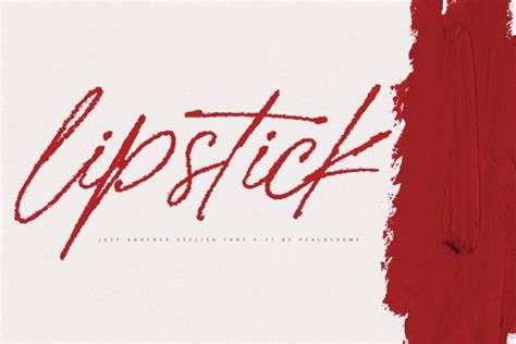 Lipstick Script Font