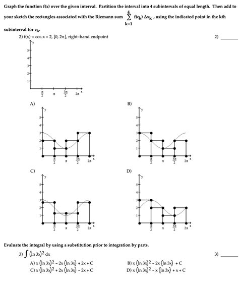 Solved Graph The Function F X Over The Given Interval Chegg