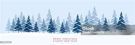 산에 있는 숲의 겨울 풍경 배경입니다 머리글 및 배너 벡터 일러스트 레이 션입니다 0명에 대한 스톡 벡터 아트 및 기타 이미지 0명 12월 1월 Istock