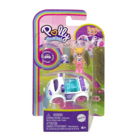 Polly Pocket Pollyville Doll And Vehicle Case Of 8