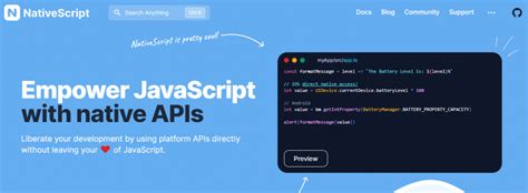 6 Best Javascript Framework For Mobile Apps Trending In 2023