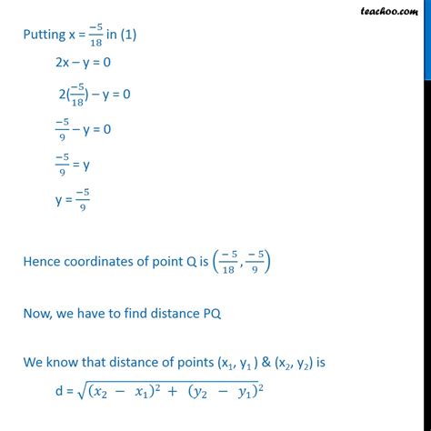 Misc Find Distance Of X Y From Along Line