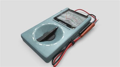 Analog Multimeter 🔌 Download Free 3d Model By Glowbox 3d Glowbox3d [1426eae] Sketchfab