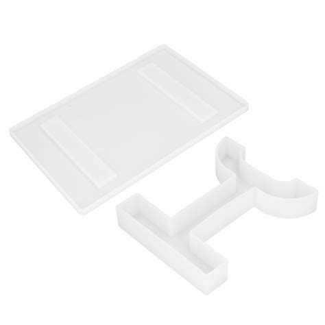 Diy Crystal Epoxy Mold Resin Computer Table Desk Rack Craft Silicone Mold Home Office Decor T
