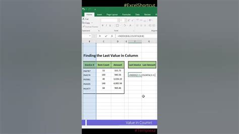 Unlock Excel Secrets Find The Last Value In A Column Like A Pro 🚀💼