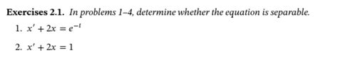 solved exercises 2 1 in problems 1 4 determine whether the