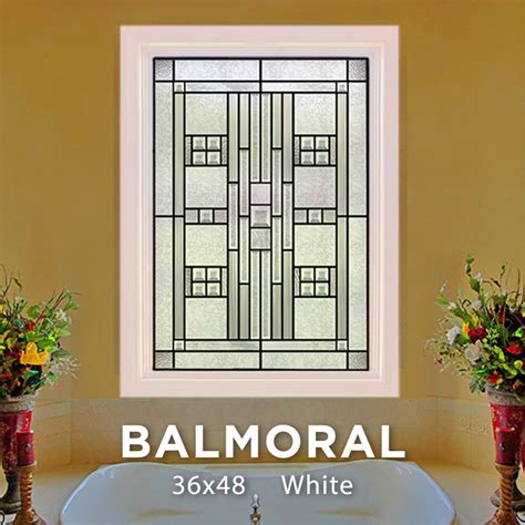 Fixed Pane Rectangle Stained Glass 36x48 Custom Stained Glass