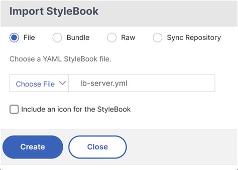 Import Custom Stylebooks Stylebook Configuration