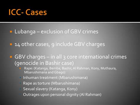 PPT Gender Justice And The ICC PowerPoint Presentation Free Download ID