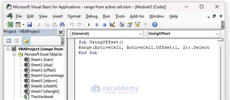 How To Select Range From Active Cell Using Vba In Excel 3 Effective