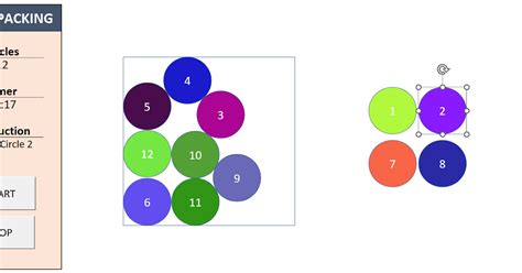 Excel Macro Fun Excel Circle Packing