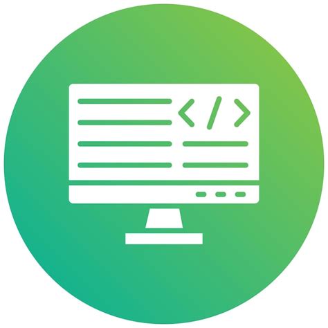 Premium Vector Programing Vector Icon Design Illustration