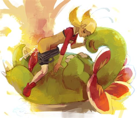 Rule 34 Blush Cum Happy Sex Lyra Pokemon Meganium Pokemon Pokemon Hgss Pokephilia